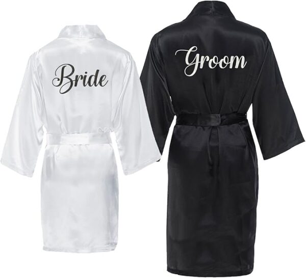 Custom Bride and Groom Robes – Sigma Imprints